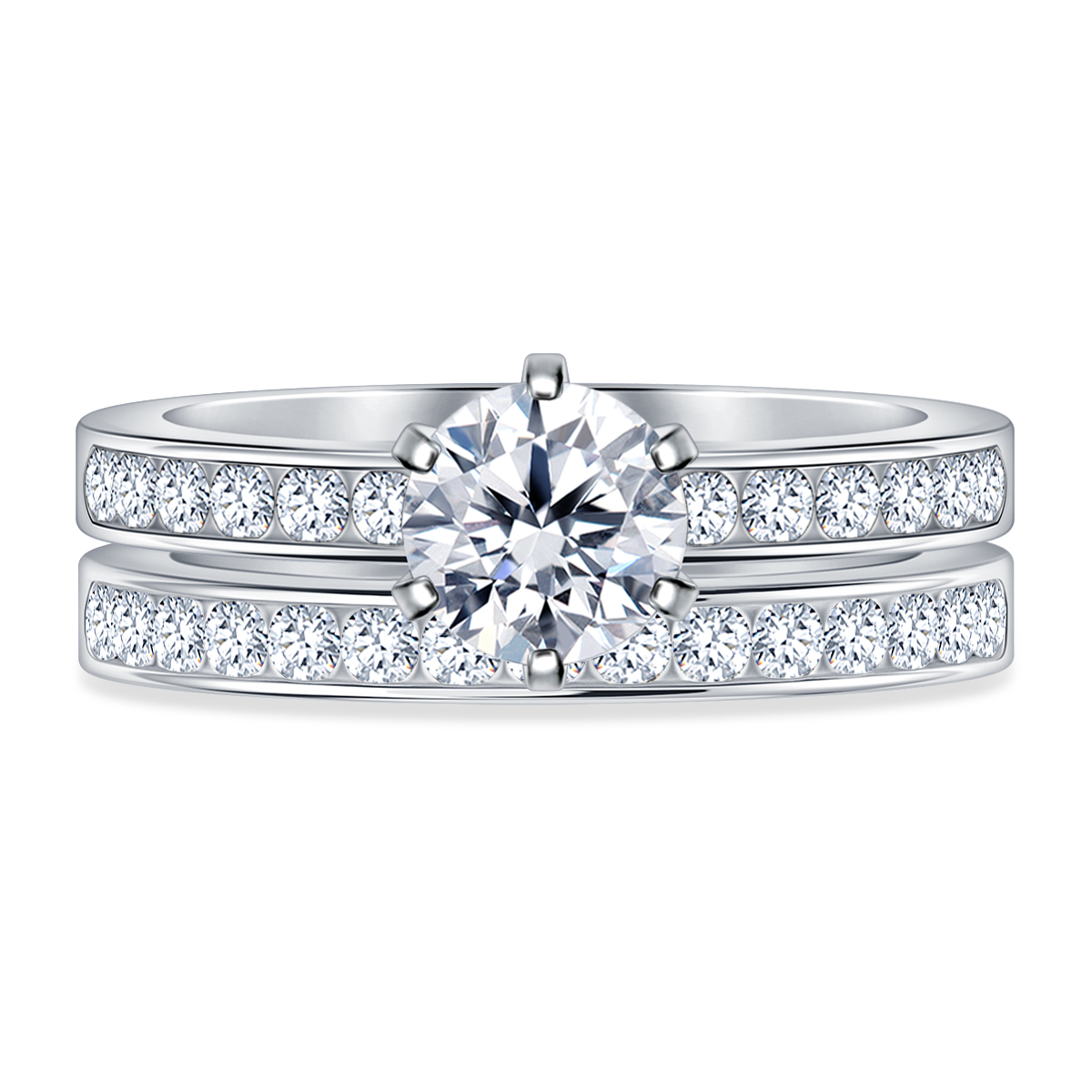 Radiant Eternity Diamond Duo | Love Brilliance